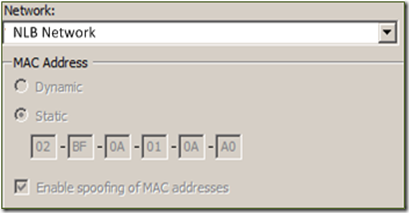 IDA MD: NLB - Hyper-V Virtual Machines